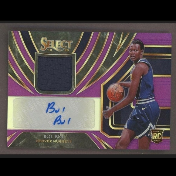 Panini | Accessories | Bol Bol Rookie Patch Jersey 35out Of 99 Rc Auto ...
